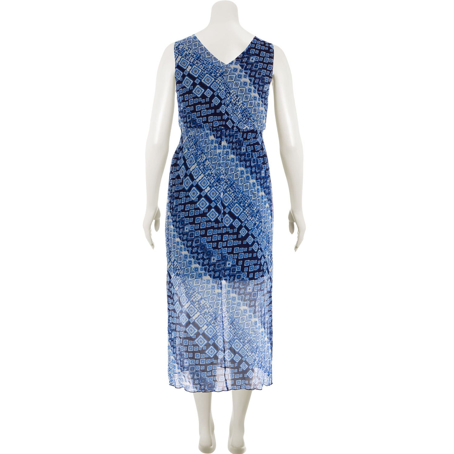 Blue Patterned Maxi Dress Tk Maxx Uk