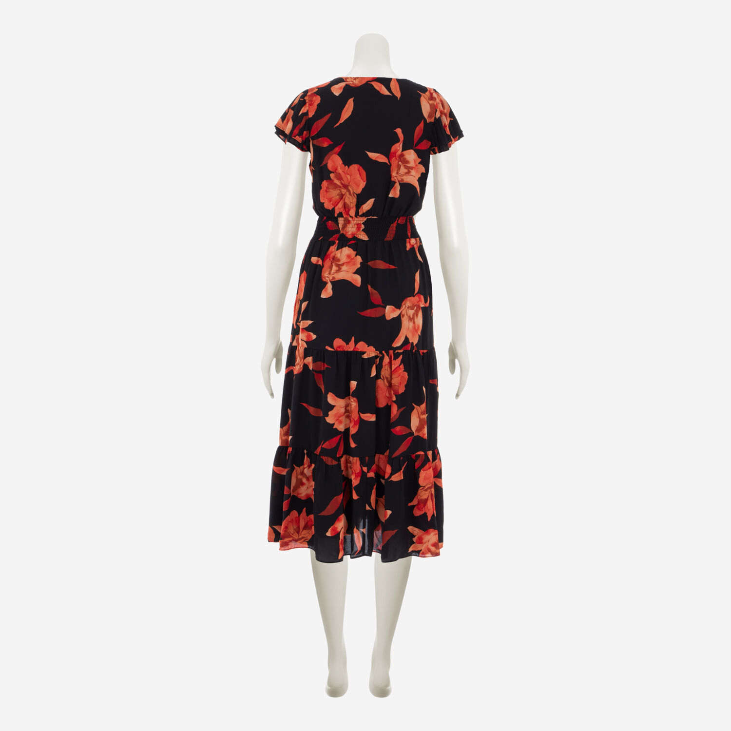 Black Floral Print Maxi Dress Tk Maxx Uk